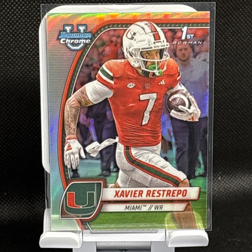 Xavier Restrepo 2024 Bowman U Chrome Silver Refractor 1st Bowman Miami ...