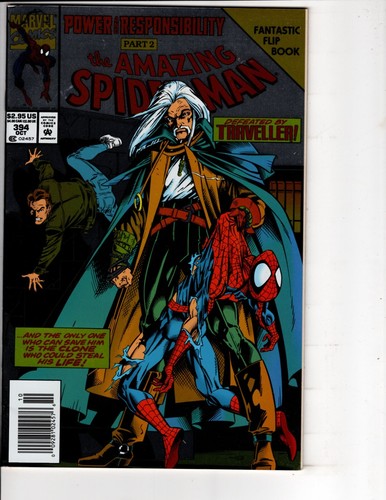 Amazing Spider-Man #394 Comic Book 1994 VF/NM KEY Cabal of Scrier, Flip ...