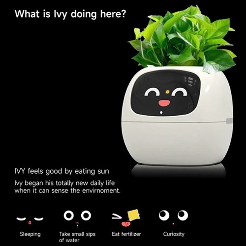 Home Garden Planter Creative Interactive Mini Smart Garden Indoor Smart ...