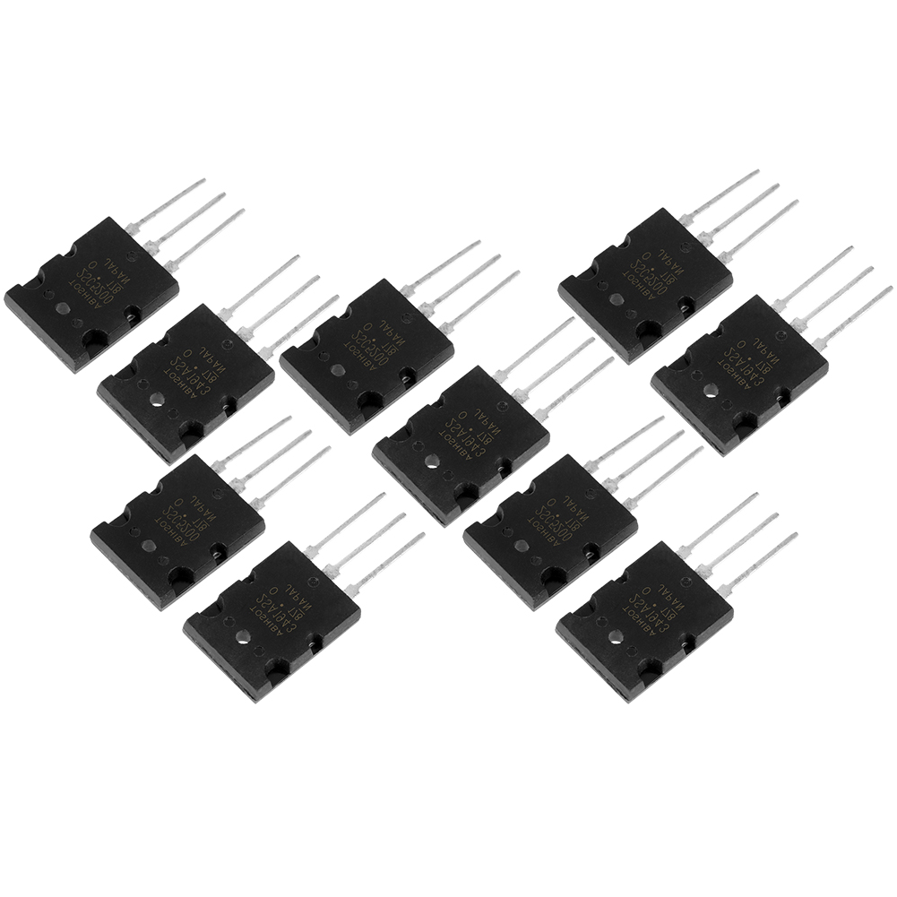 5 Pair Black 2SA1943 2SC5200 High Power Matched Audio Transistor ...