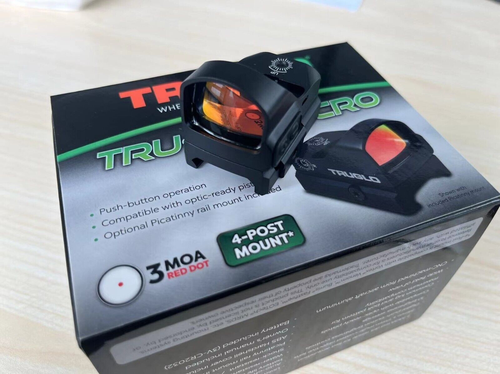 Original TRUGLO TRU-TEC 3 MOA Red Dot Sight | Grelly USA