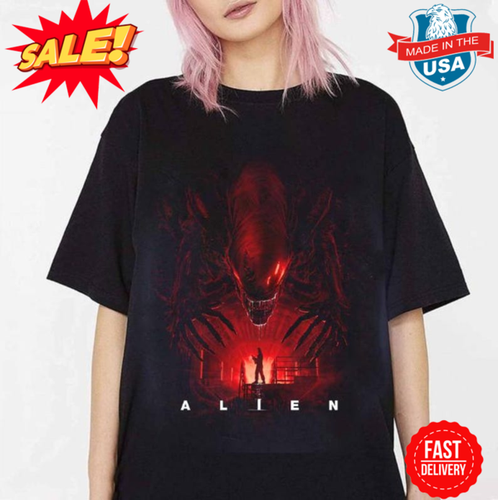 Alien: Romulus 2024 Movie Shirt, Alien T-Shirt, Ailen Horror Movie ...