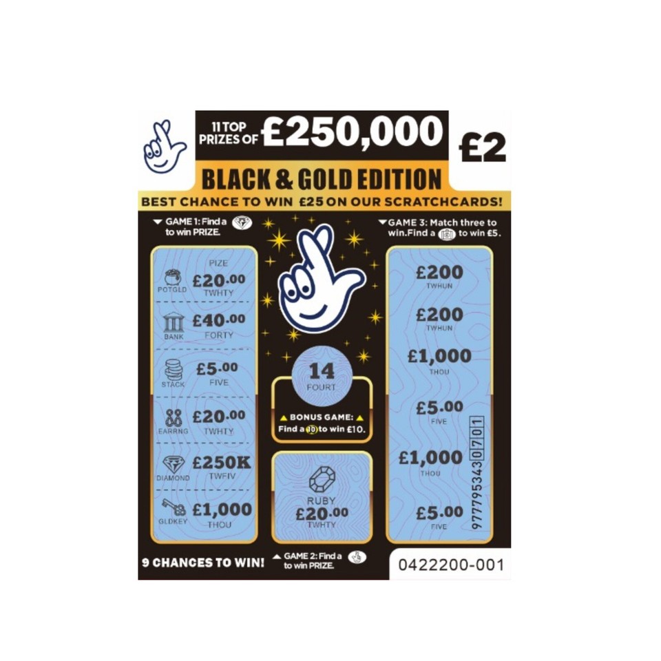 3x Fake Winning Lottery Scratch Cards Prank, Funny Joke Gag Gift for ...