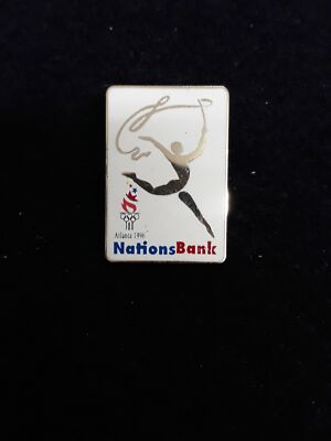 PIN ATLANTA 1996 OLYMPIC GAMES 100 YEARS SPONSOR NATIONS BANK | eBay