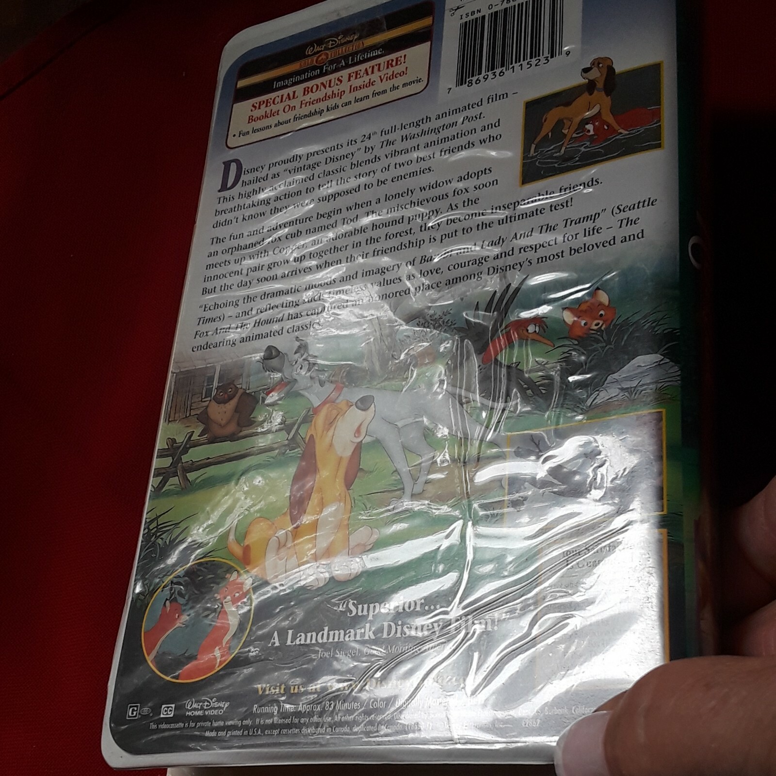 Walt Disney Classic The Fox and the Hound (VHS, 1994) GOLD COLLECTION ...