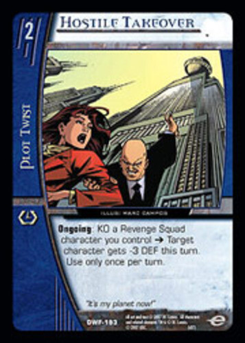 VS System: Hostile Takeover [Played] DC Worlds Finest TCG CCG Classic ...