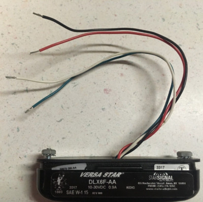 Star Warning Signals Versa Star DLX6F-AA Amber 6 LED flush mount | eBay