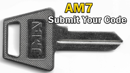 American Lock (AM7) Code Cut Key | Send Your Bitting Code, We Cut It ...