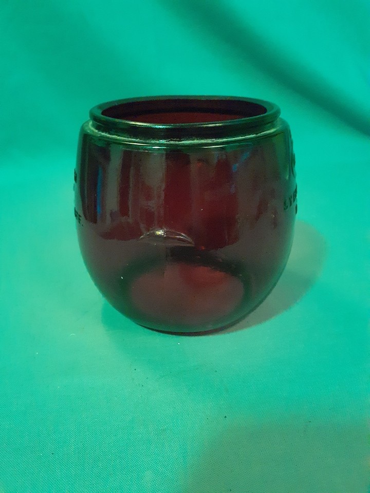 Ruby Red Little Wizard Dietz Lantern LOC NOB Globe H 12 Vintage 3 3/4 ...