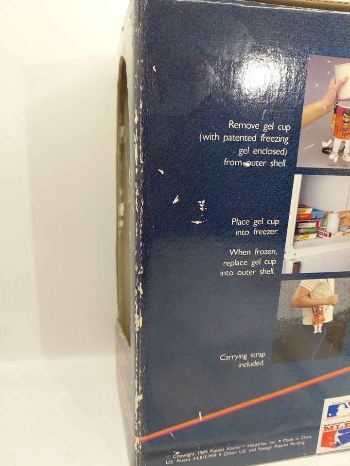Vtg Darryl Strawberry 1989 Puppet Kooler/COA NIB MLB officially ...