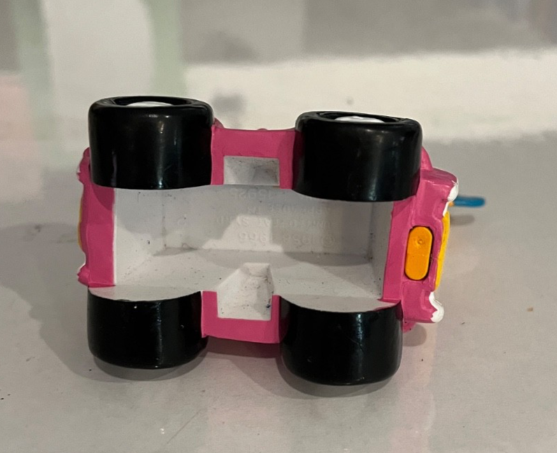 Vintage Peanuts Snoopy in Pink VW Beetle with Surfboard PVC Figure Toy ...