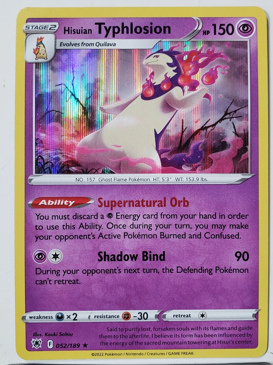 Typhlosion Mega Evolution Card