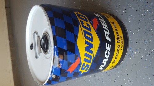 Sunoco 5 gallon Racing fuel Gas Can NASCAR NHRA Empty 116 Maximal Can ...