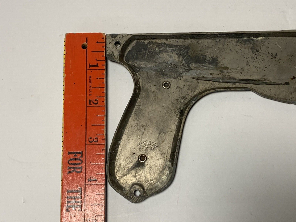 VINTAGE ABT GUN ONLY HALF COIN OP PART SHOOT COIN OPERATED MACHINE ...