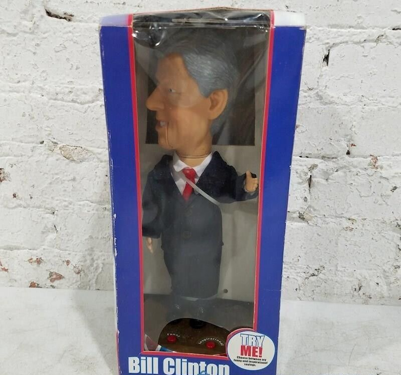 Bill Clinton Talking Gemmy Doll from 2004 IN BOX WORKS PERFECT!!! | eBay
