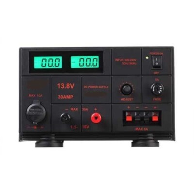 CB RADIO HAM SSB POWER SUPPLY 40 AMP DIGITAL 220V AC 50-60 Hz 8-15V DC ...