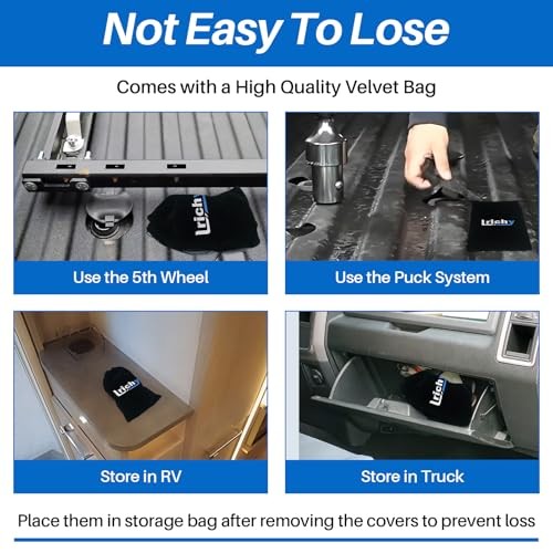 5th Wheel Bed Plug Cover Kit with Storage Bag for 2020-2025 GMC | eBay