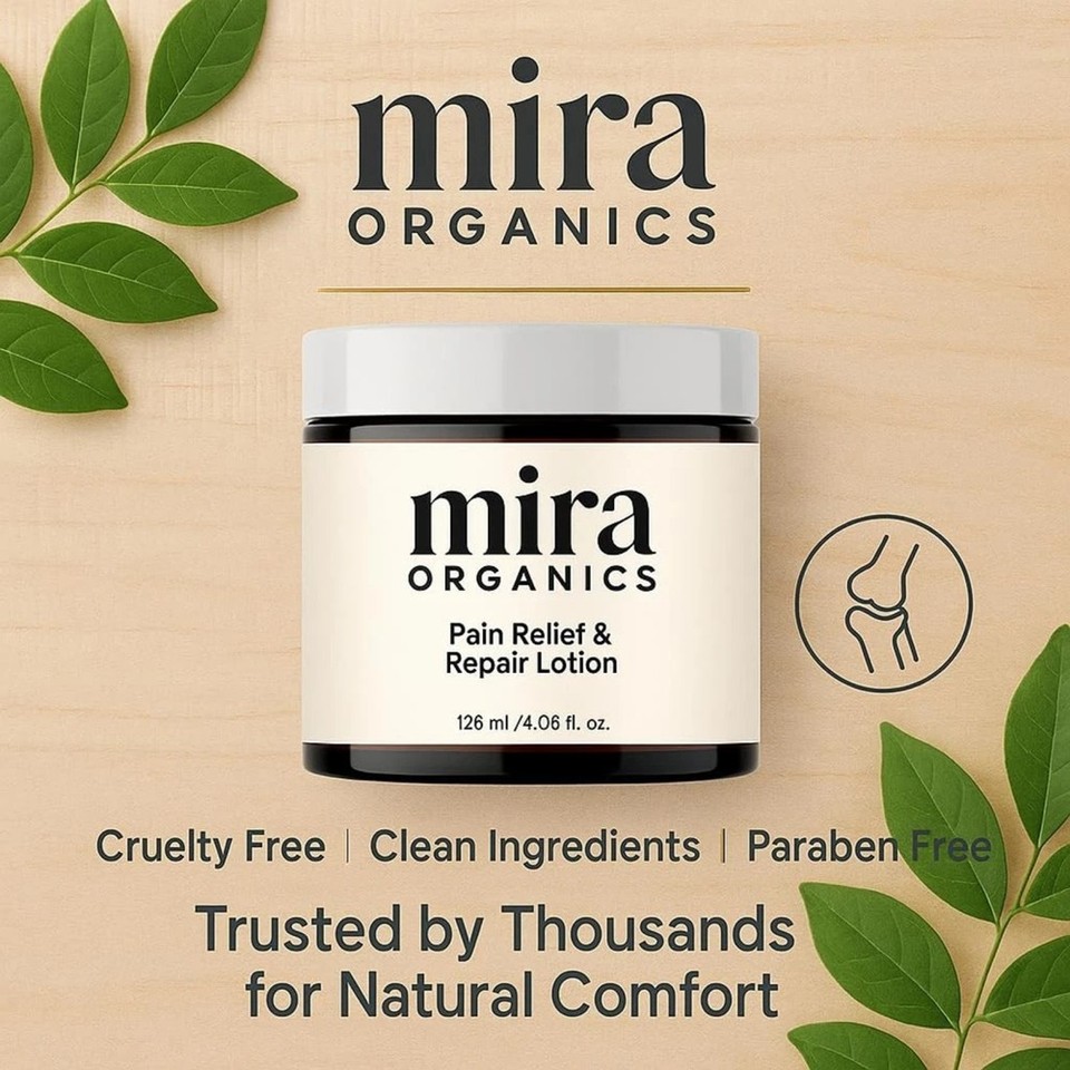 120ML Pain Relief Lotion Mira Organics Cream Skin Repair Cream Skin ...