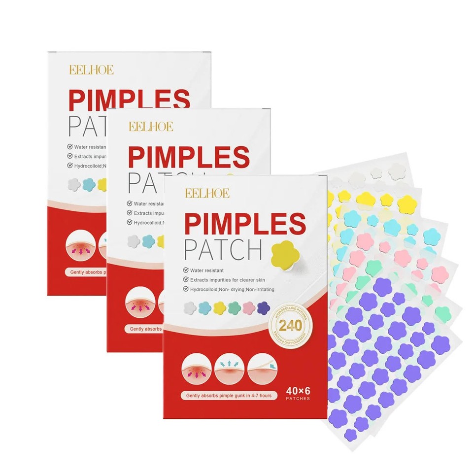 240PCS Pimple Patch – Acne Absorbing Dots Heart Star Flower Shapes | eBay