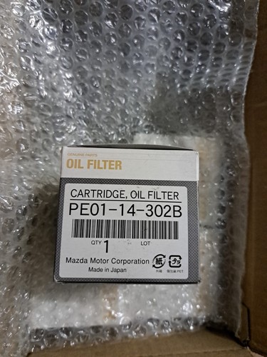 PE0114302B Genuine Mazda CARTRIDGE,OIL FILTER PE01-14-302B INCLUDES ...
