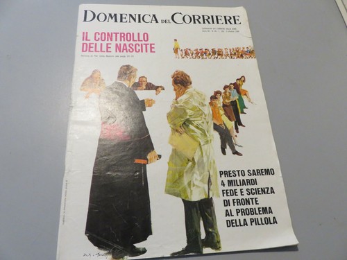 La Domenica Del Corriere October 2, 1966 - Birth Control Etc... | eBay UK
