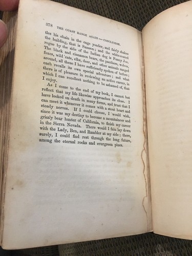 TRUE First Edition 1860 Adventures James Capen Grizzly Adams, Theodore ...