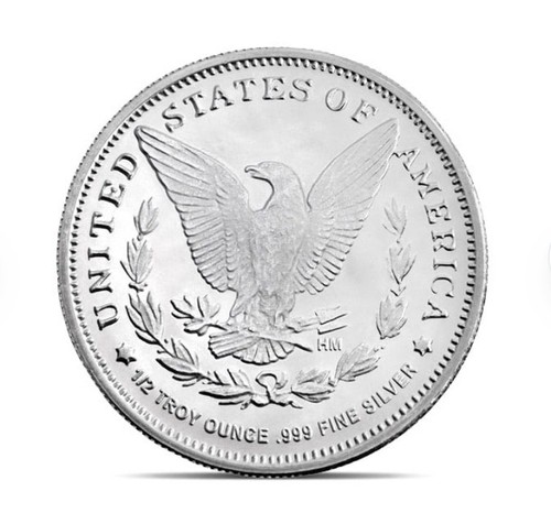 Morgan Silver Round, .999 Pure Bullion Private Mint .5 Oz | eBay