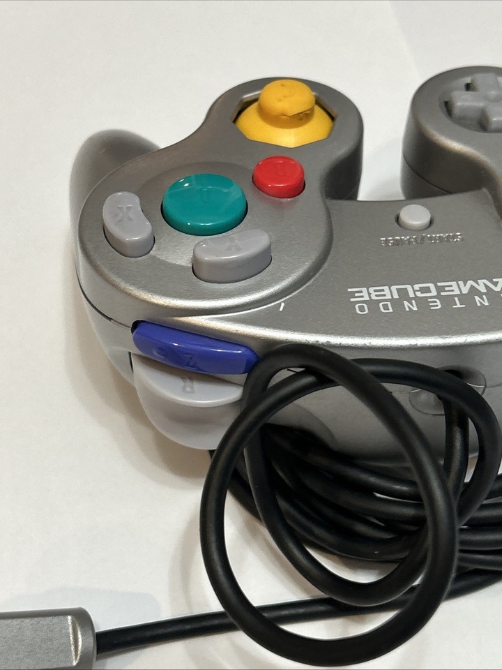 Nintendo GameCube Controller DOL-003 OEM Silver (Tested) Working | eBay