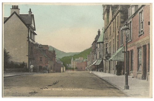 (P80) Main Street, Callander, Perthshire - STIRLINSHIRE postcard ...