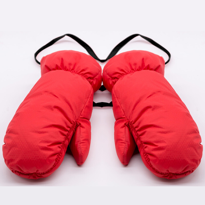 Winter Men Women Duck Down Gloves Warm Mittens Ski Hiking Warm Thick ...