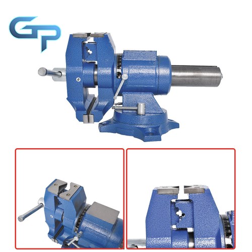 5" Multi-Purpose Rotating Bench Vise - Heavy Duty High-Quality | eBay