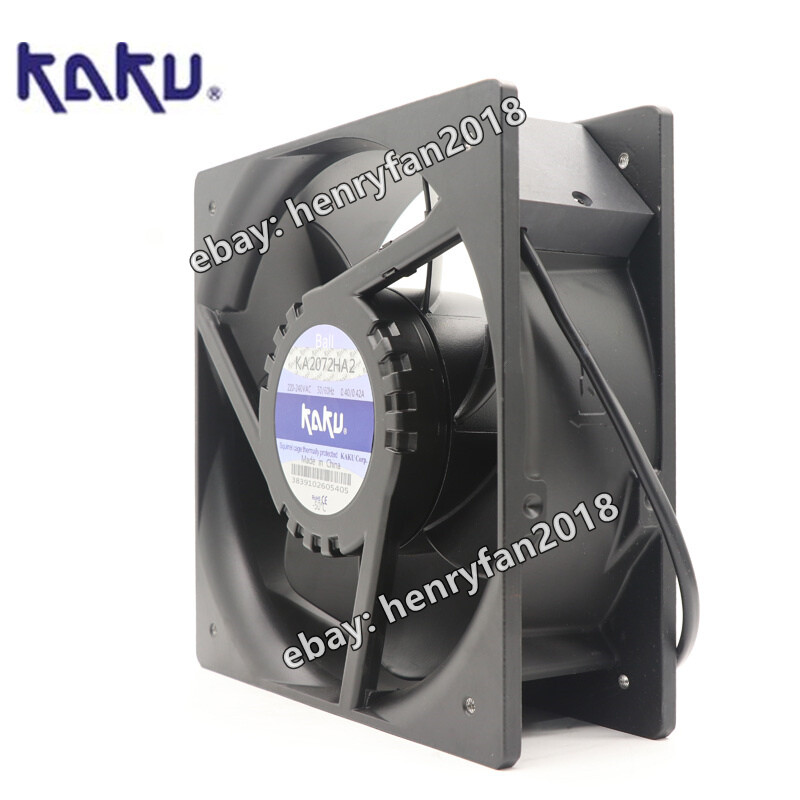 KAKU KA2072HA2 Axial Flow Fan AC 220/240V 0.38-0.50A 208*208*72MM AC ...