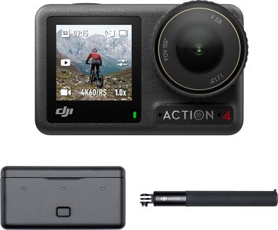 DJI - Osmo Action 4 4K Action Camera Adventure Bundle - Gray | eBay