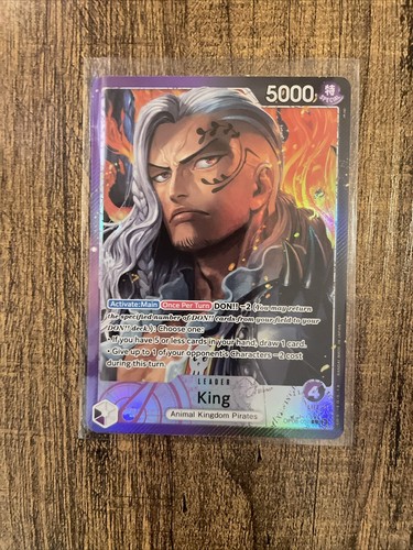 King OP08-057 Parallel (Leader) Two Legends ONE PIECE Card English | eBay