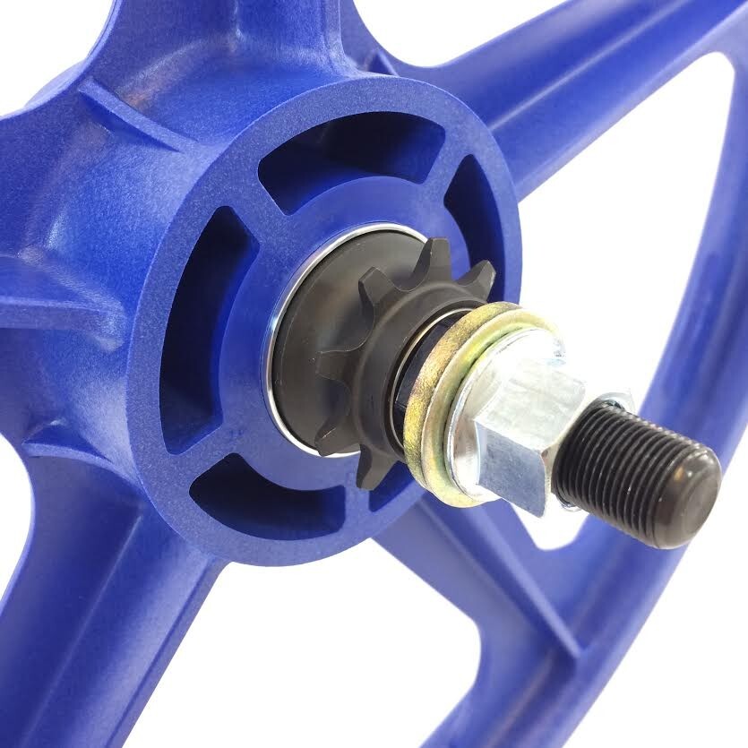 Skyway BMX 20" Tuff Wheels BLUE 9-TOOTH DRIVER retro NEW wheelset 3/8 ...