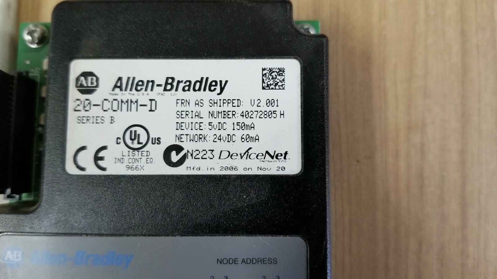 Allen-Badley 20-COMM-D Series B | eBay