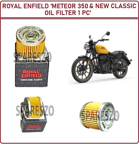 ROYAL ENFIELD 'METEOR 350 & NEW CLASSIC 350 OIL FILTER 1PC' / Express ...