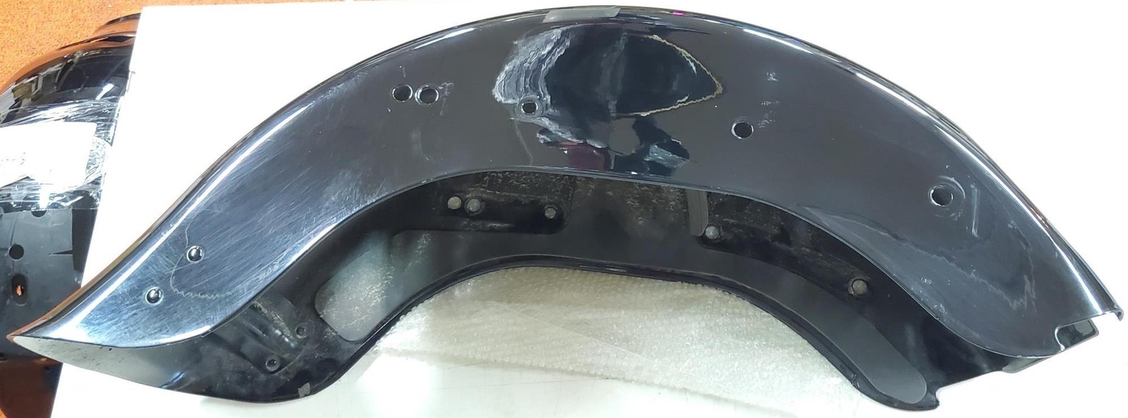 Harley 2018^ Vivid Black Rear Fender Softail Fatboy FLFB M8 114 FLFBS ...