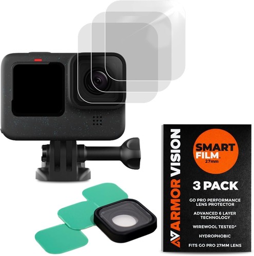 Armor Vision 27mm Smart Film Strips Go-Pro Lens Protector 3-PACK ...