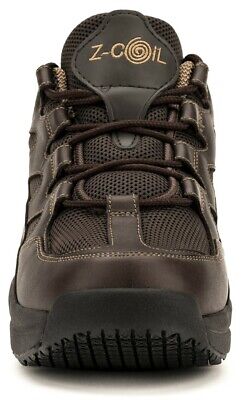 Z-Coil Freedom MEN'S BROWN LEATHER & MESH WALK, RUN, WORK Z-Coil Freedom MEN'S BROWN LEATHER & MESH WALK, RUN, WORK