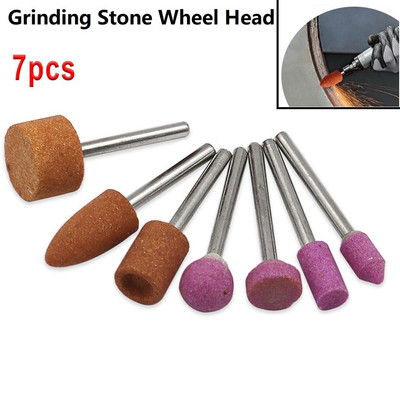 Heavy Duty Grinding Stone Set 7pcs Abrasive Mounted Stone for Rotary ...