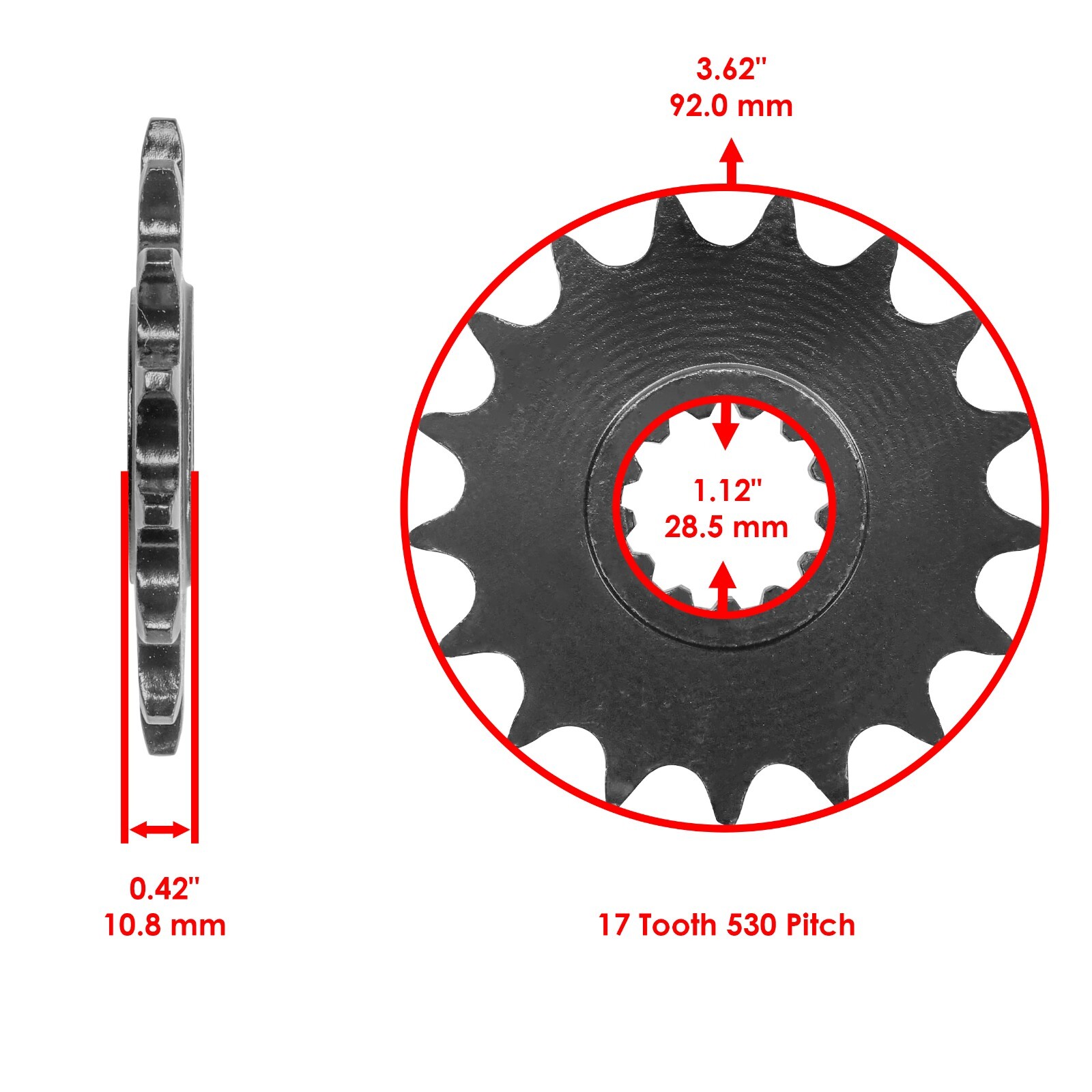 Drive Chain and Sprockets Kit for Yamaha R1 YZF-R1 2004 2005 2006 2007 ...