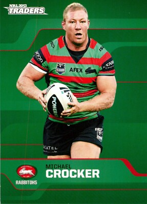 2013 SOUTH SYDNEY RABBITOHS NRL Card MICHAEL CROCKER | eBay Australia