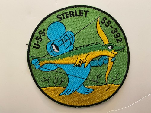 PK777 Reproduction WW2 US Navy Submarine Patch USS Sterlet SS-392 WB8 ...