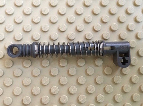 LEGO Technic Gray - 9.5L Hard Shock Absorber Suspension Spring 8257 ...
