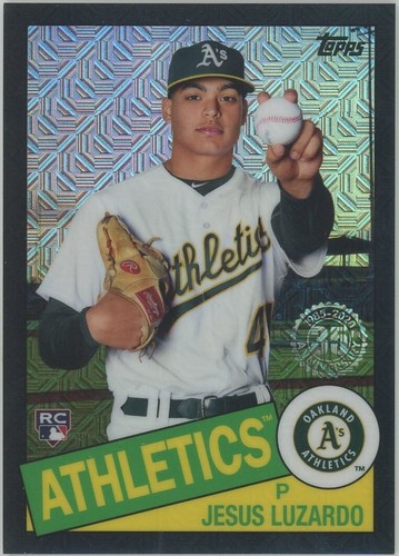 2020 Topps Chrome Jesus Luzardo Rookie 35th Anniversary Silver Pack ...