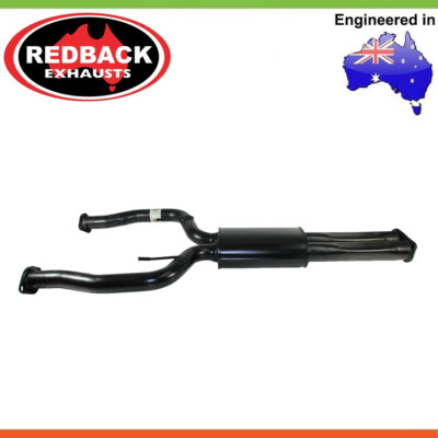 REDBACK Twin 3" Catback Front Muffler Assembly For HOLDEN COMMODORE VE ...