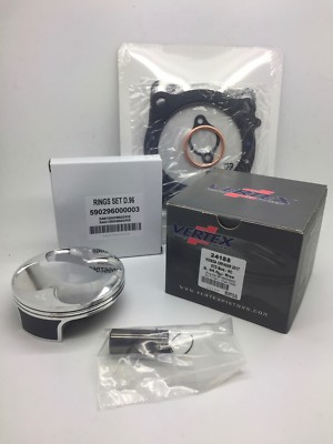 Honda CRF450 Vertex Piston 4188C Gaskets Top End Rebuild 2017 High Comp ...