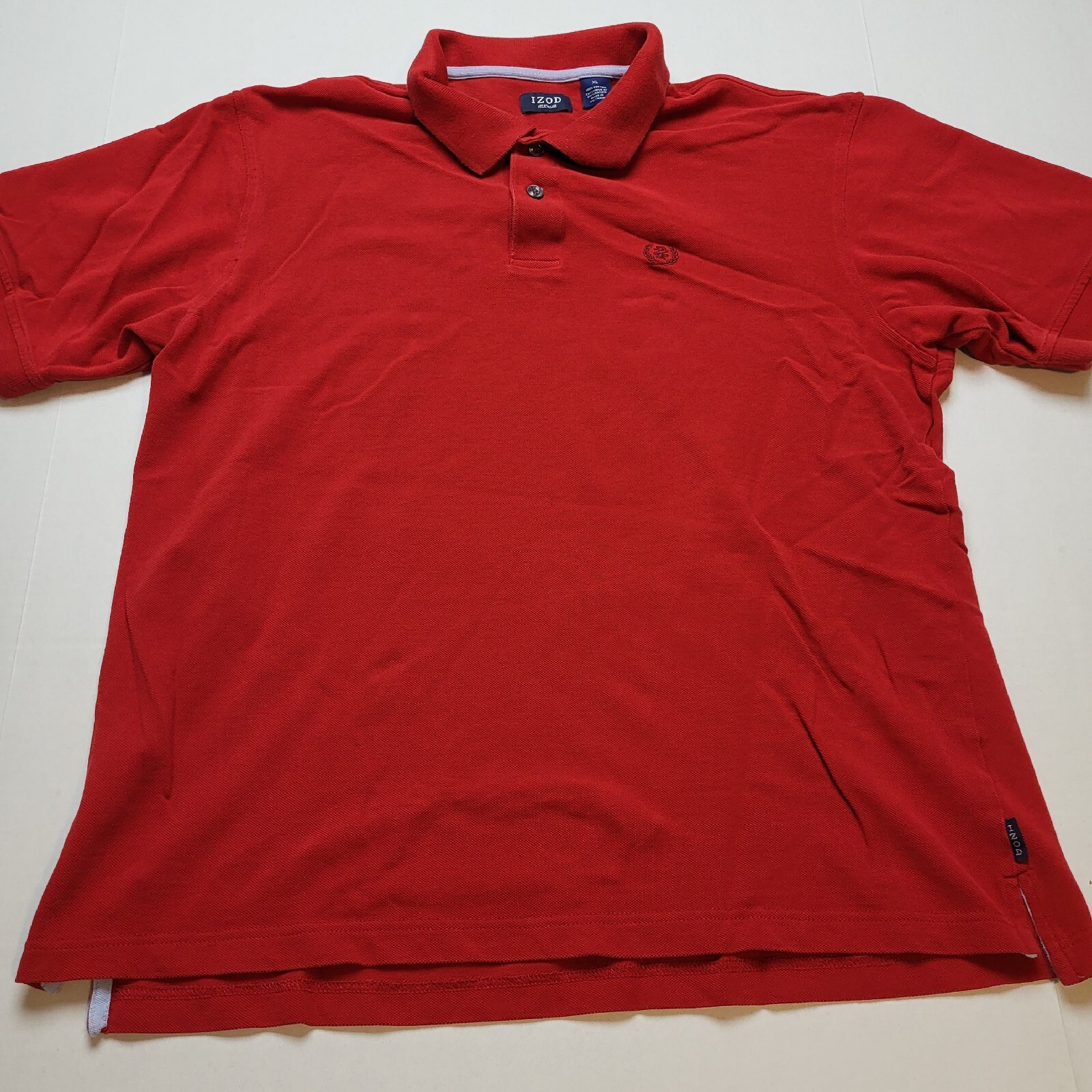 Izod Polo Shirt Mens XL Red Short Sleeve Collared $30 | eBay