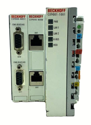 BECKHOFF CPU MODULE CX9001-1001 +CX9000-N000 +CX9000-N031 COMPLETE ...